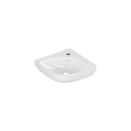 Villeroy & Boch V&B Eck-Handwaschbecken Subway 3.0 32cm Schenkell., eck., m HL/o &Uuml;L, wei&szlig; ; Villeroy & Boch (43714601)
