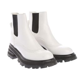 Alexander McQueen Stiefeletten Damen Größe 37 Second Hand weiß