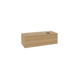 Villeroy & Boch V&B Waschtischunterschrank ohne Frontstruktur, mit Beleuchtung Antao 120x36x50cm, HL, WBP hon. Oa, hon. Oa ; Villeroy & Boch (L34051HN)