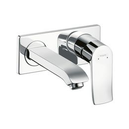 Hansgrohe Fertigmontageset Metris Ausl. 165mm, UP-Waschtisch-Einhebelmischer, chrom (31085000)