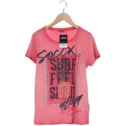 SOCCX T-Shirt Damen Gr&ouml;&szlig;e S Second Hand rot