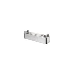 Oventrop W&auml;rme&uuml;bertrager Regudis W LB 1, m. 12 l/min, 24 Plat., nickelgel. (1341290)