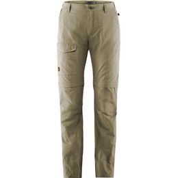 Fjällräven Fjällräven Travellers MT Damen Zipp-Off Hose beige 46 - Damenhosen, -röcke & -kleider