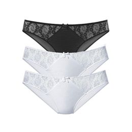 Petite Fleur Slip Damen Größe XS schwarz / weiß
