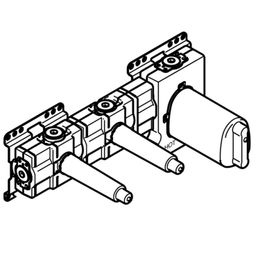 Dornbracht xTool UP-Thermostatmodul mit 2 Ventilen 3/4"""