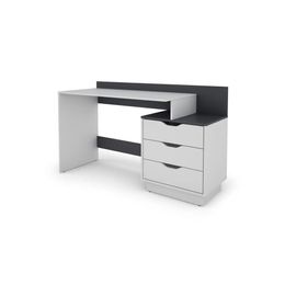 by Living Schreibtisch weiß Maße (cm): B: 138 H: 83,5 » Möbel Kraft