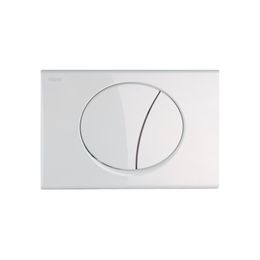 Mepa Bet&auml;tigungsplatte Toilette Mepasun wei&szlig; 2-Mengen Typ A31/B31 245x165 mm