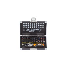 Projahn Color-Bit-Box 1/4" mit Mini-Bit-Knarre markierte Bits 33 teilig
