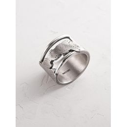 Reytel Ring 'LEISTUNG' male Silver size 53