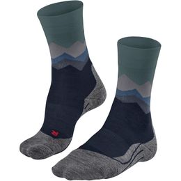 Falke Wandersocken 'TK2' Herren Gr&ouml;&szlig;e 39/41 navy / dunkelgrau / dunkelgr&uuml;n / schwarz