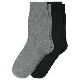 VanVaan 2 Paar Herren Socken mit Strukturmuster