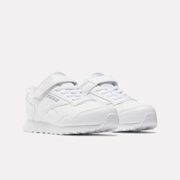 Sneaker Reebok CLASSIC "REEBOK GLIDE ELASTIC & TOP STRAP", Gr. 31, ftwwht, cdgry2, ftwwht, Synthetik, Textil, Schuhe
