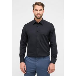 Langarmhemd Eterna "COMFORT FIT", Herren, Gr. 40, Normalgr&ouml;&szlig;en, schwarz, 100% Baumwolle, normal, Manschette, Hemden, NON IRON (b&uuml;gelfrei)