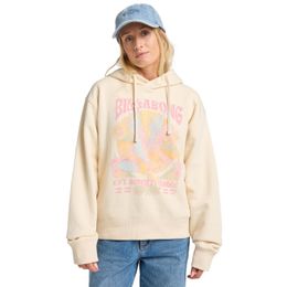 Kapuzensweatshirt Billabong "Aguila", Damen, Gr. S, weißcap, 55% Baumwolle, 25% Baumwolle, 20% Polyester, Sweatshirts