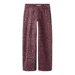 name it Hose Mädchen Größe 116 purpur / pastellrot