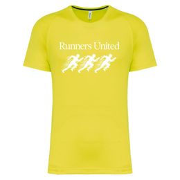 F4NT4STIC Shirt 'Sports Runners United' female Yellow size S
