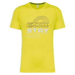 F4NT4STIC Shirt 'Sports Stay Focused' female Yellow size M