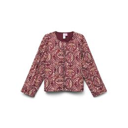 Vero Moda Girl Jacke 'VMFlorence' M&auml;dchen Gr&ouml;&szlig;e 158 senf / rosa / puder / weinrot
