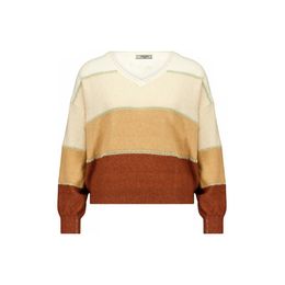 Deeluxe Pullover 'Lodina' M&auml;dchen Gr&ouml;&szlig;e 140 beige / cognac / hellgelb