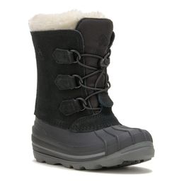 Kamik Leder-Winterstiefel "Snowdash" in Schwarz - 40% | Gr&ouml;&szlig;e 36 | Kinderstiefel