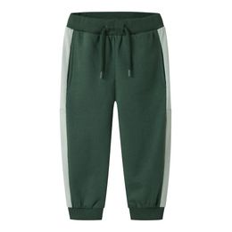 name it Hose Jungen Größe 122 grün / pastellgrün