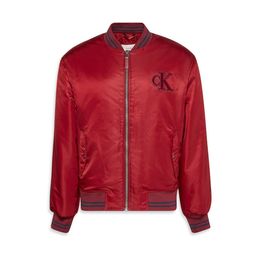 Calvin Klein Jeans Jacke 'Tipped Hero' Herren Gr&ouml;&szlig;e XXL navy / blutrot / dunkelrot