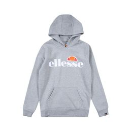 Ellesse Sweatshirt 'Isoble' M&auml;dchen Gr&ouml;&szlig;e 152/158 graumeliert / mandarine / grenadine / wei&szlig;