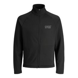 Jack & Jones Jack & Jones Zip-Up Hoodie 'CNZ' male Black size XXL