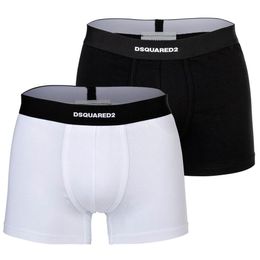 Dsquared2 Boxer shorts male Black, White size L