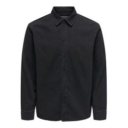 Only & Sons Only & Sons Button Up Shirt 'ONSSean' male Black size XL