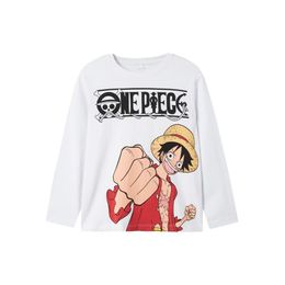 name it Oberteil mit langen &Auml;rmeln in Bright White | Gr.: 122/128