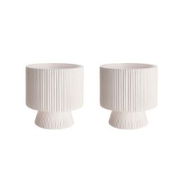 Butlers Blumentopf ROME 2er-Set in Weiß | Gr.: onesize