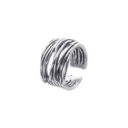 Steel_Art Fingerring Lars silberfarben poliert in silberfarben poliert | Gr.: 66
