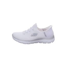 Skechers Sportliche Slipper in Weiß | Gr.: 43