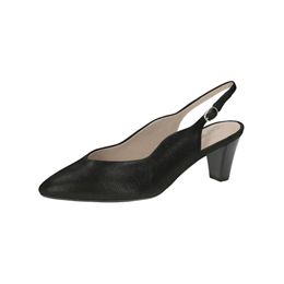 Caprice Slingpumps in BLACK METALLIC | Gr.: 36