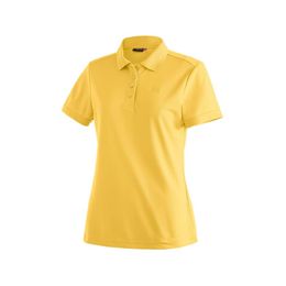 Maier Sports Ulrike Da-Polo 1/2 Arm in Gelb7051 | Gr.: 42