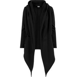 Urban Classics Damen Ladies Hooded Sweat Cardigan in black | Gr.: L
