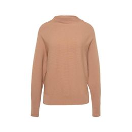 Zero Pullover strukturiert mit Stehkragen in Cinnamon Swirl | Gr.: 40