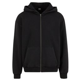 Urban Classics Zip-Kapuzenpullover in black | Gr.: XL