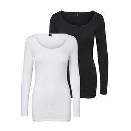 V&eacute;ro Moda Vero Moda 2er-Pack Top in Bright White 1 | Gr.: L