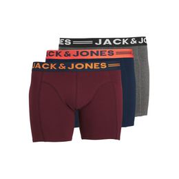 Jack & Jones Plus JACK & JONES PLUS 3er-Pack Trunks in Burgundy | Gr.: 3XL
