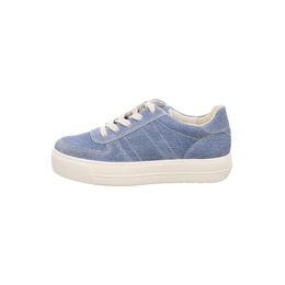 Paul Green Leder-Sneakers in Hellblau | Gr.: 37