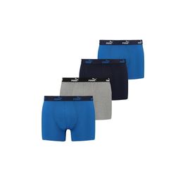 Boxershorts Puma BW MEN PROMO ELEMENTS SOLID BOXER 4P in Blue Combo | Gr.: XL