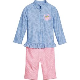 Playshoes Badeanzug in Hellblau/ Rosa | Gr.: 62/68