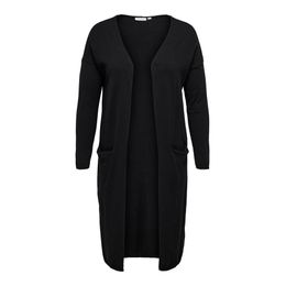 Only Carmakoma Strickjacke in Black | Gr.: 50-52