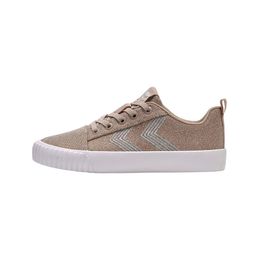 Hummel Elastische Schn&uuml;rsenkel Sneaker Base Court M&auml;dchen in PINK | Gr.: 30