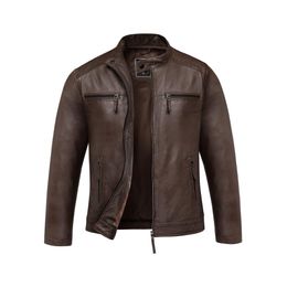 Amaci&Sons Amaci&Sons Lederjacke CICERO in Braun | Gr.: M