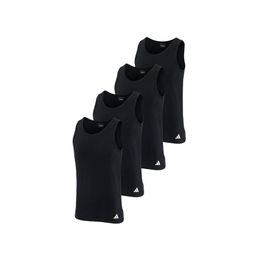 Adidas Unterhemd 4er Pack in Schwarz | Gr.: L