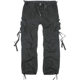 Brandit Cargohose "M65 Vintage Pants" in Schwarz | Gr.: L