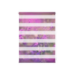 LICHTBLICK Doppelrollo in Fuchsia Violett | Gr.: 60 x 150 cm